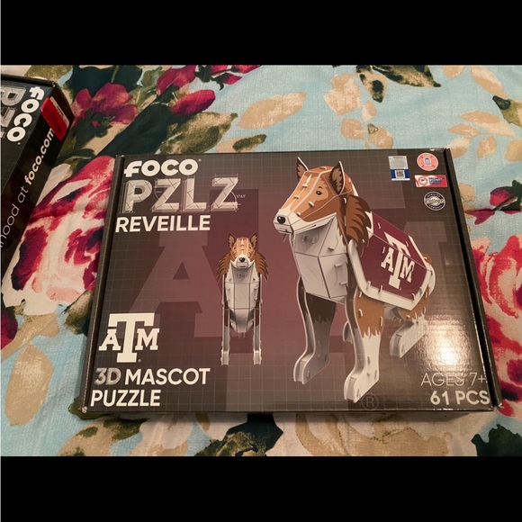 Toys | Foco Pzlz 3d Mascot Puzzle Reveille Nib | Poshmark